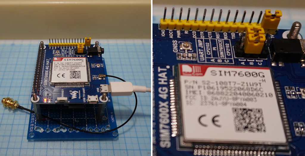 waveshare sim7600 4G HAT – tlfong01.blog